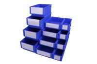 China PP Mobility Shelf Bin for Nut and Bolt NO Foldable Eco-Friendly Stackable Plastic Box for sale