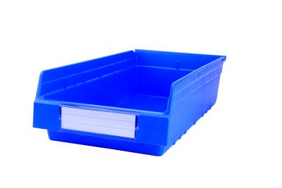 中国 パーソナライズド ロゴ PP 医薬品 貯蔵 スタック可能なデザインと分割器のプラスチック棚箱 販売のため