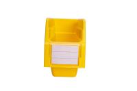 China Customized Color Stackable Plastic PP Shelf Bin Boxes Solid Box for Screws and Car Parts for sale