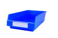 China Small Parts Storage Racking Shelf Office Workshop Plastic Shelf Bins Durable Solid Box for sale