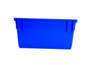China Logo Customized Durable Stacking Plastic Shelf Storage Bin for Warehouse Organization for sale