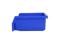 China Customized Color Open Hopper Front Bins for Plastic Stackable Warehouse Storage Box for sale