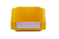 China Customized Color Plastic Stackable Parts Storage Box Bin for Warehouse Organization for sale