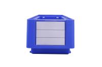 China Warehouse Workshop Plastic Shelf with Optional Divider Customized Color PP Stacking for sale