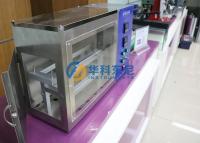 China Horizontal Flammability Tester 90 Degree Burner Angle Electronic Textile Testing Equipment 220V for sale