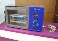 China Horizontal Flammability Tester 90 Degree Burner Angle Electronic Textile Testing Equipment 220V for sale