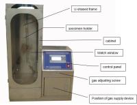 China Vertical Flammability Tester 45kg 960mm for Textile Flame Spread Test for sale