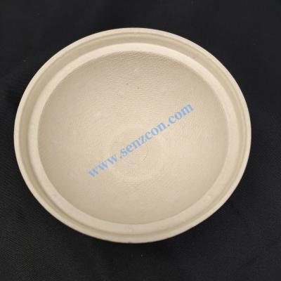 China Las tapas de taza moldeadas en pasta de papel OEM, que están diseñadas para diferentes tazas de papel y tazas de té de leche, son resistentes al agua y a las fugas, cumplen con las regulaciones de prohibición de plásticos y son de calidad alimentaria. en venta