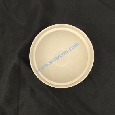 China Las tapas de taza moldeadas en pasta de papel OEM, que están diseñadas para diferentes tazas de papel y tazas de té de leche, son resistentes al agua y a las fugas, cumplen con las regulaciones de prohibición de plásticos y son de calidad alimentaria. en venta