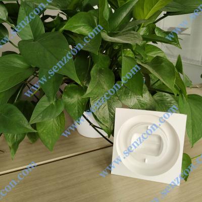 China Direkt aus der Fabrik geliefert. Pulpformverpackung für High-End-Smart-Lautsprecher mit eingebetteter Basis, um Schütteln zu verhindern. Umweltfreundlich und biologisch abbaubar. zu verkaufen