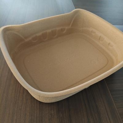 China Direct supply from Chinese factories. Environmentally friendly disposable cat face-shaped cat litter boxes. Made of corrugated paper pulp molding, dry-pressed, water-resistant and moisture-proof. for sale