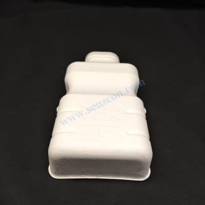 China Factory customizes Japanese-style pulp molding packaging for milk, which is eco-friendly, sterile, food-grade, moisture-proof and drop-resistant. for sale