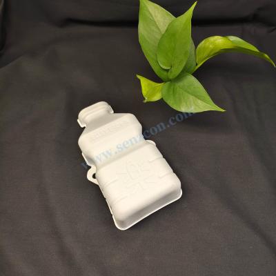 China Factory customizes Japanese-style pulp molding packaging for milk, which is eco-friendly, sterile, food-grade, moisture-proof and drop-resistant. for sale