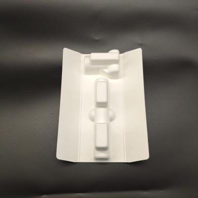 China High-end Split-type Electric Razor Paper Pulp Molding Packaging Base - Eco-friendly Plant Fiber, Sugarcane Pulp, Dry-pressed, Drop-resistant & Shockproof for sale