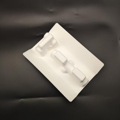 China High-end Split-type Electric Razor Paper Pulp Molding Packaging Base - Eco-friendly Plant Fiber, Sugarcane Pulp, Dry-pressed, Drop-resistant & Shockproof for sale