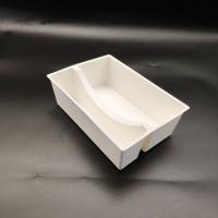 Quality Factory-direct pulp molded eco-friendly white boxes made of plant fiber for sale