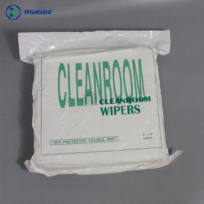 中国 150pcs 9inchリント・フリー レーザーは吸収性のクリーンルーム ワイパー ポリエステル1009SLEを切った 販売のため