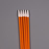 China Cleanroom Bend Flexible Paddle Swab with Polypropylene Handle and Polyester Microfiber Head - 121°C Sterilization for sale