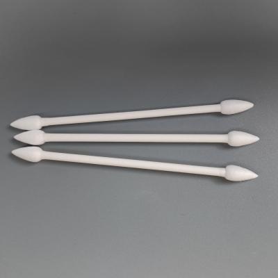 China Cleanroom Lint Free White Cotton Buds Cleaning Pointed Cotton Swabs for sale
