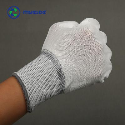 China Carbon Fiber PU ESD Anti Static Gloves Work Safety Gloves Quick Seller for sale