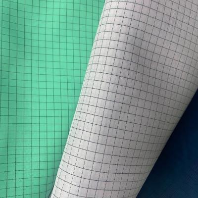China Cleanroom Lint Free Polyester ESD Safety Anti Static Fabric For Lab Clothing for sale