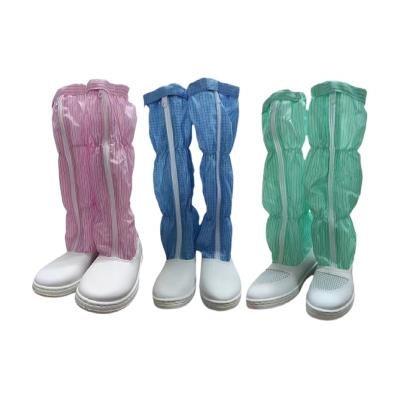 China static resistant shoes ESD Booties PU Outsole ESD Boots Safety Shoes For Clean room Cleanroom anti static safety shoes for sale