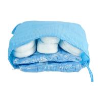 China 98% Polyester 2% Carbon Fiber ESD Antistatic Drawstring Cleanroom Bag 42x38.5cm for sale