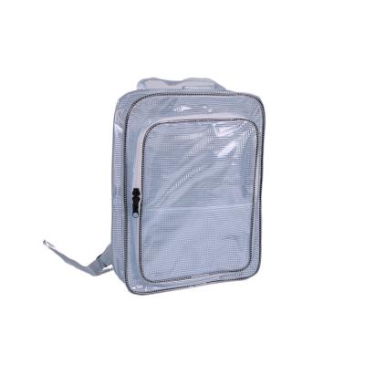 China Muti Function Waterproof Anti-Static ESD Clear Grid Backpack For Clean Room for sale