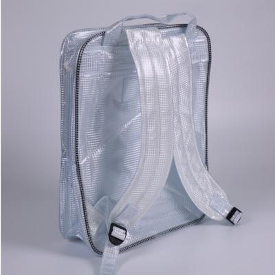 China Muti Function Waterproof Anti-Static ESD Clear Grid Backpack For Clean Room for sale