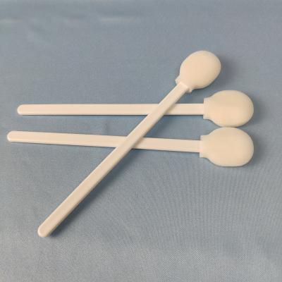 China Polypropylene Handles Round head Cleanroom Foam Swabs for Cleaning electronic PCB IC etc Foam Cleaning Swabs for sale