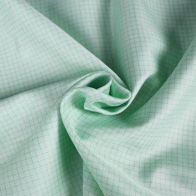 Китай 98% полиэстер 2% углеродные волокна 5 мм проводящая решетка ESD ткань зеленый продается