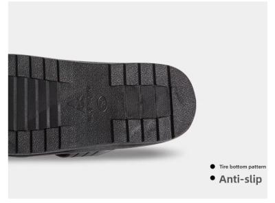 China Anti Static PVC Slippers For Electronic Workshop With Six Hole Cross Design And Soft SPU for sale