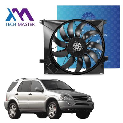 China 1635000293 Car Radiator Electric Cooling Fans for Mercedes-Benz M-Class 1998-2005 5.5L for sale