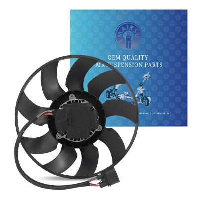 China Spring Type Electric Radiator Main Cooling Fan With Fuse For AUDI Q7 for sale