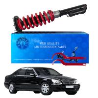 China Mercedes W220 W221 Air Spring Conversion Kit With Sensor And Adjustable for sale