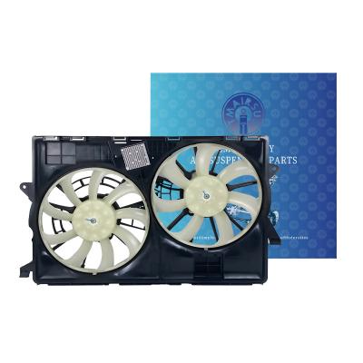 Cina Potenti ventilatori di raffreddamento del radiatore a filo lungo ausiliario con potenza nominale di 600W per Jeep Grand Commander 52014621AG in vendita