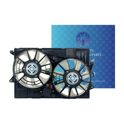 Cina Potenti ventilatori di raffreddamento del radiatore a filo lungo ausiliario con potenza nominale di 600W per Jeep Grand Commander 52014621AG in vendita