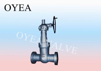 China ANSI API GB High Temperature High Pressure Power Station Pressure Seal Motorized Gear Gate Valve for sale