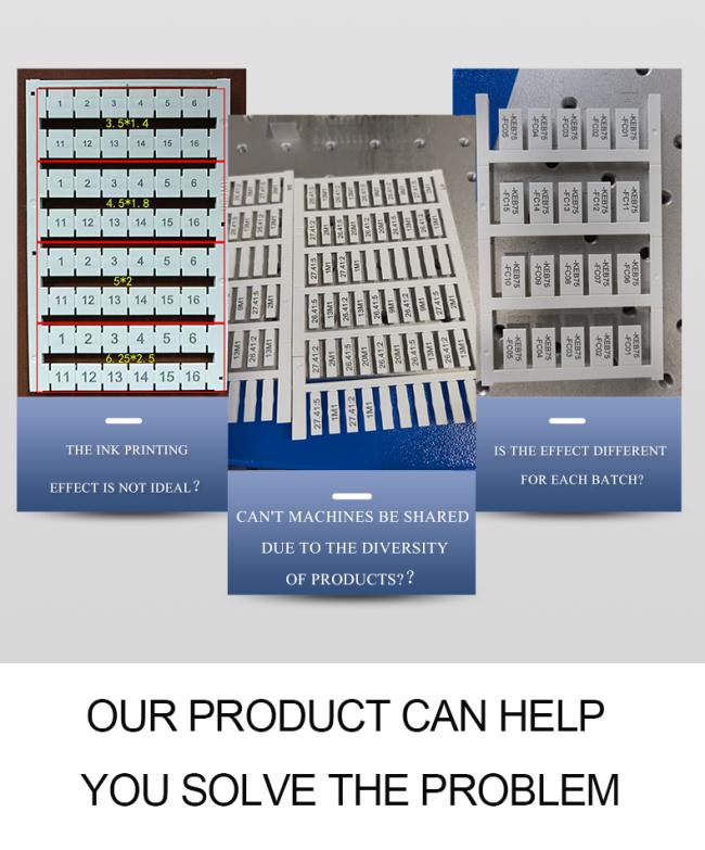 Laser marking machine control panel and interface