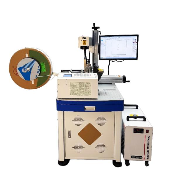 Industrial Pipeline Laser Marking Machine in operation