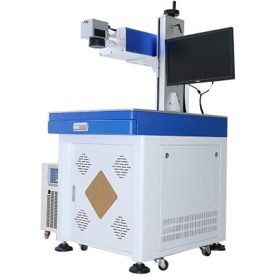 Cina 15W UV Laser Marker PCB vetro perforare giada conchiglia di plastica cuffie incisione in vendita