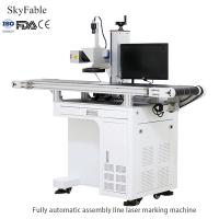 China Automatic Universal Visual Laser Marking Machine For Metal Plastic Ceramic Pollution Free for sale