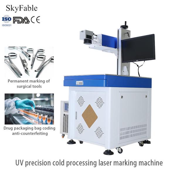 Quality Industrial UV High Speed Laser Marking Machine For Electronic Chip Medical Equipment for sale