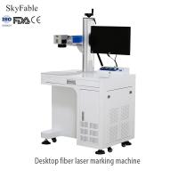 Quality Desktop Fiber Laser Marking Machine Automated Metal Plastic Glass Ceramic Laser for sale