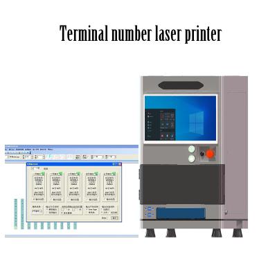 China Terminal Marking Strip Laser Printer Cnc Laser Marking Machine Small Desktop Portable for sale