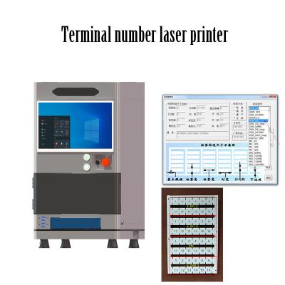 China Small Portable Terminal Marking Strip Laser Marking Machine Optical Fiber Laser Marking Machine Suitable For Any Brand Terminal Marking Number for sale
