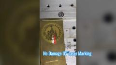 UV Laser Marker No Damage QR Code Engraving