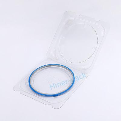 Cina 4 pollici Clamshell Silicon Wafer Box trasparente nero in vendita