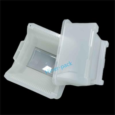 China 6 Inch Wafer Carrier Round Wafer Shipping Box For Semiconductor Production Fluoroware for sale