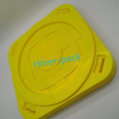 China Colorful Conductive PP Material Horizontal Wafer Shipper With Upper And Lower Cover for sale